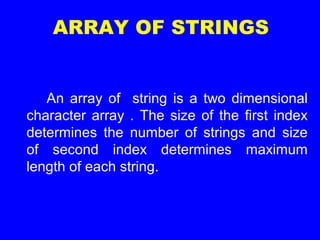 Structured Data Type Arrays | PPT