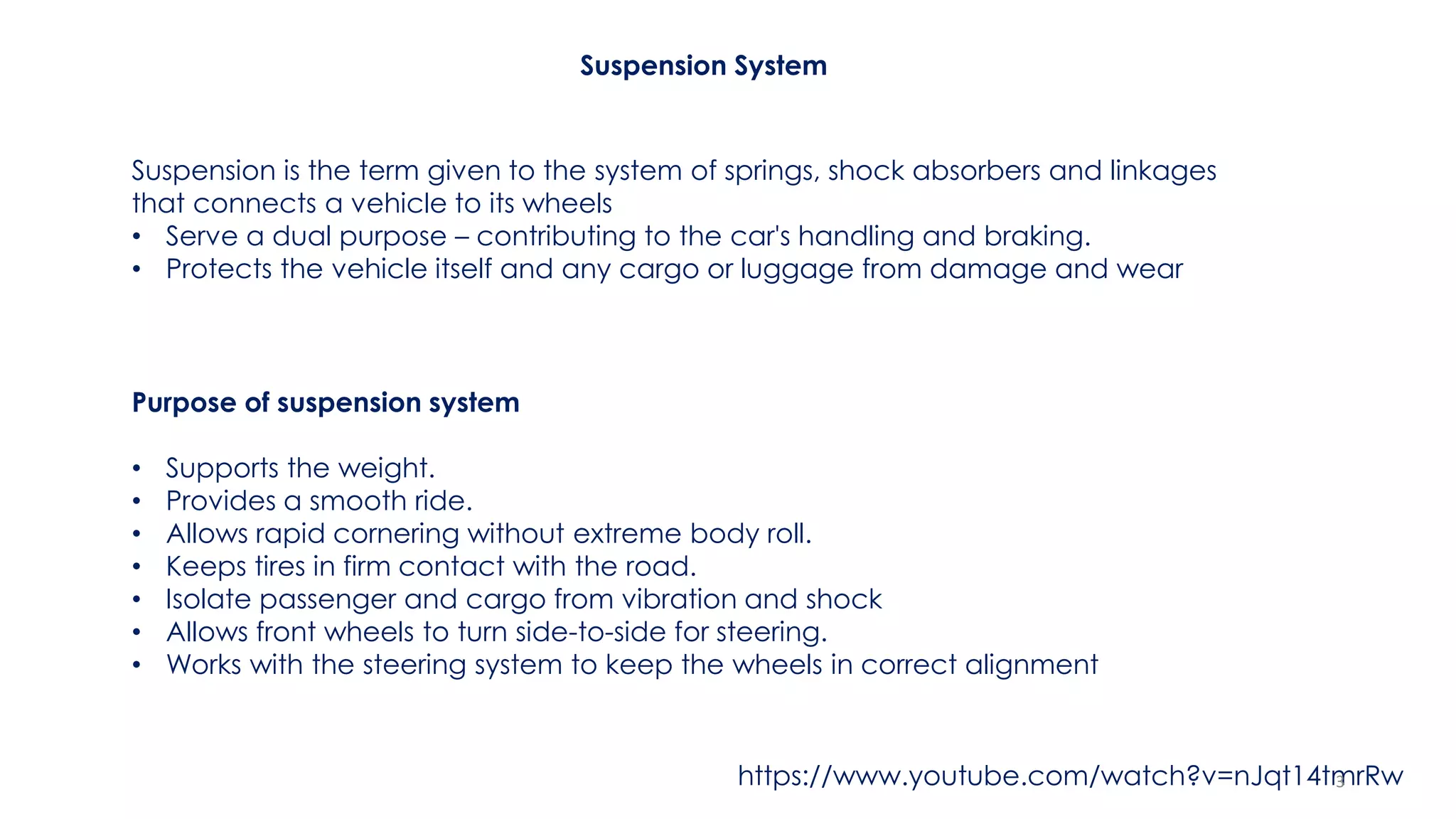Suspension system in automobile | PDF