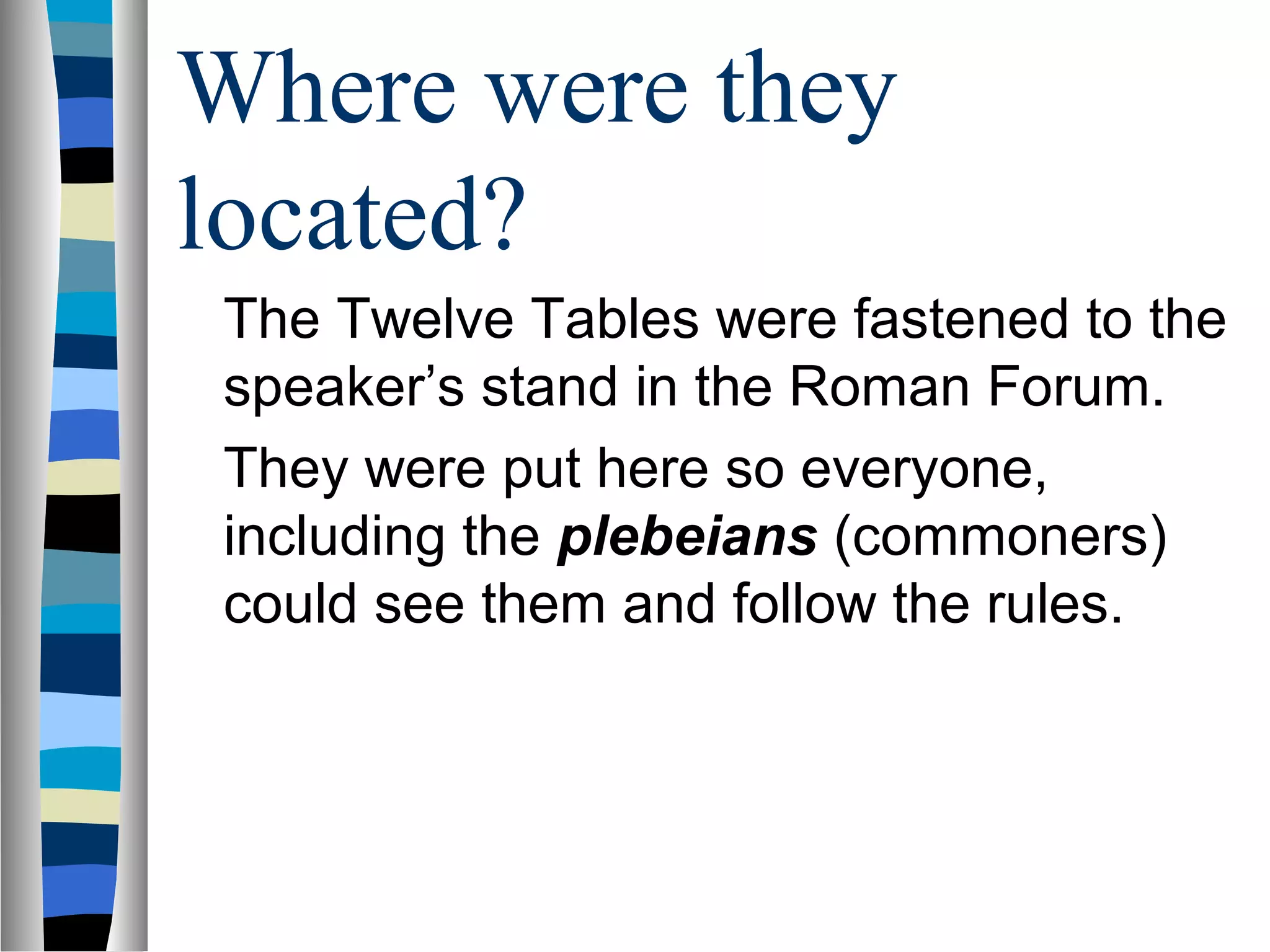 12 tables | PPT