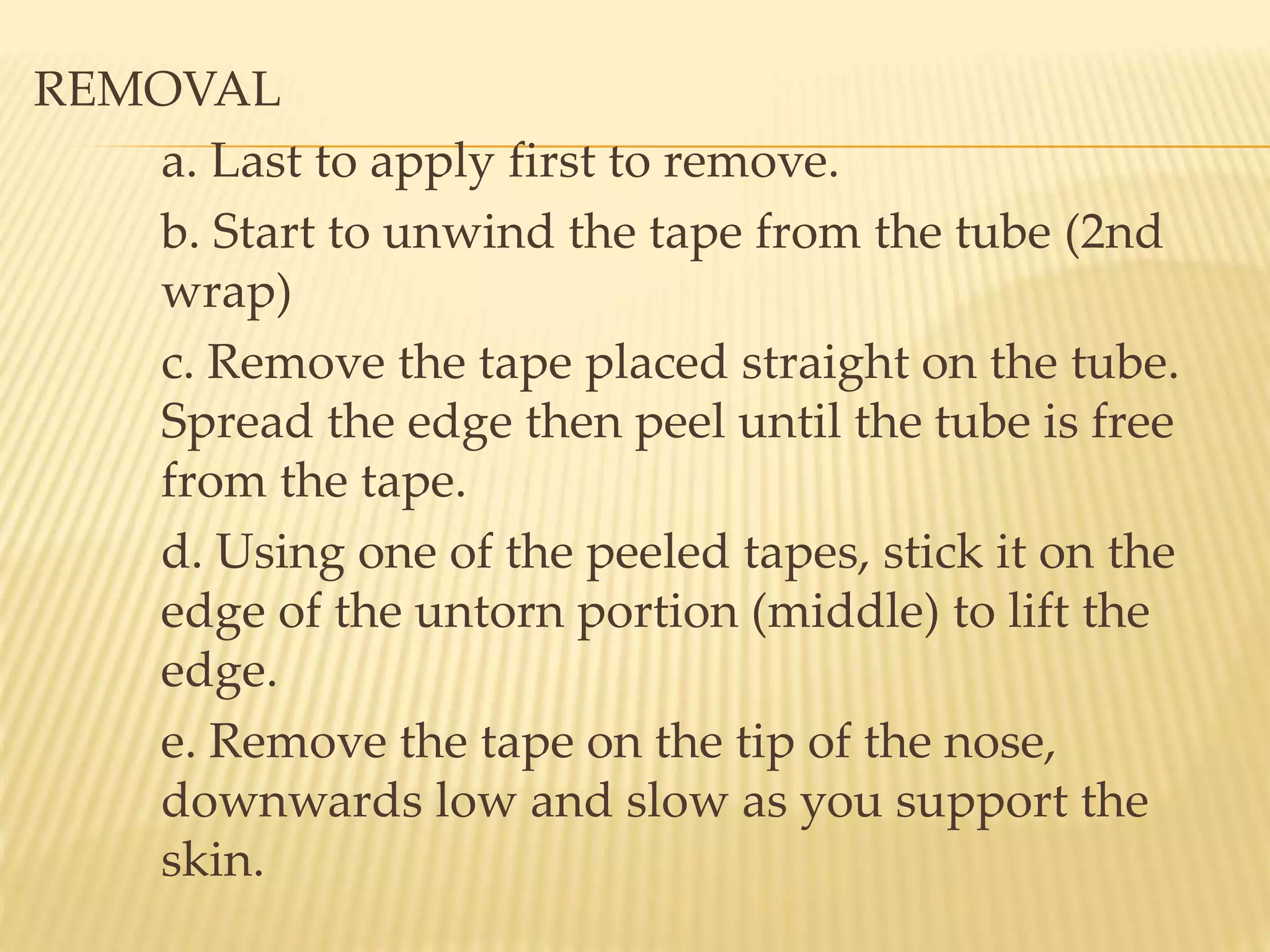 12 taping and techniques | PPTX