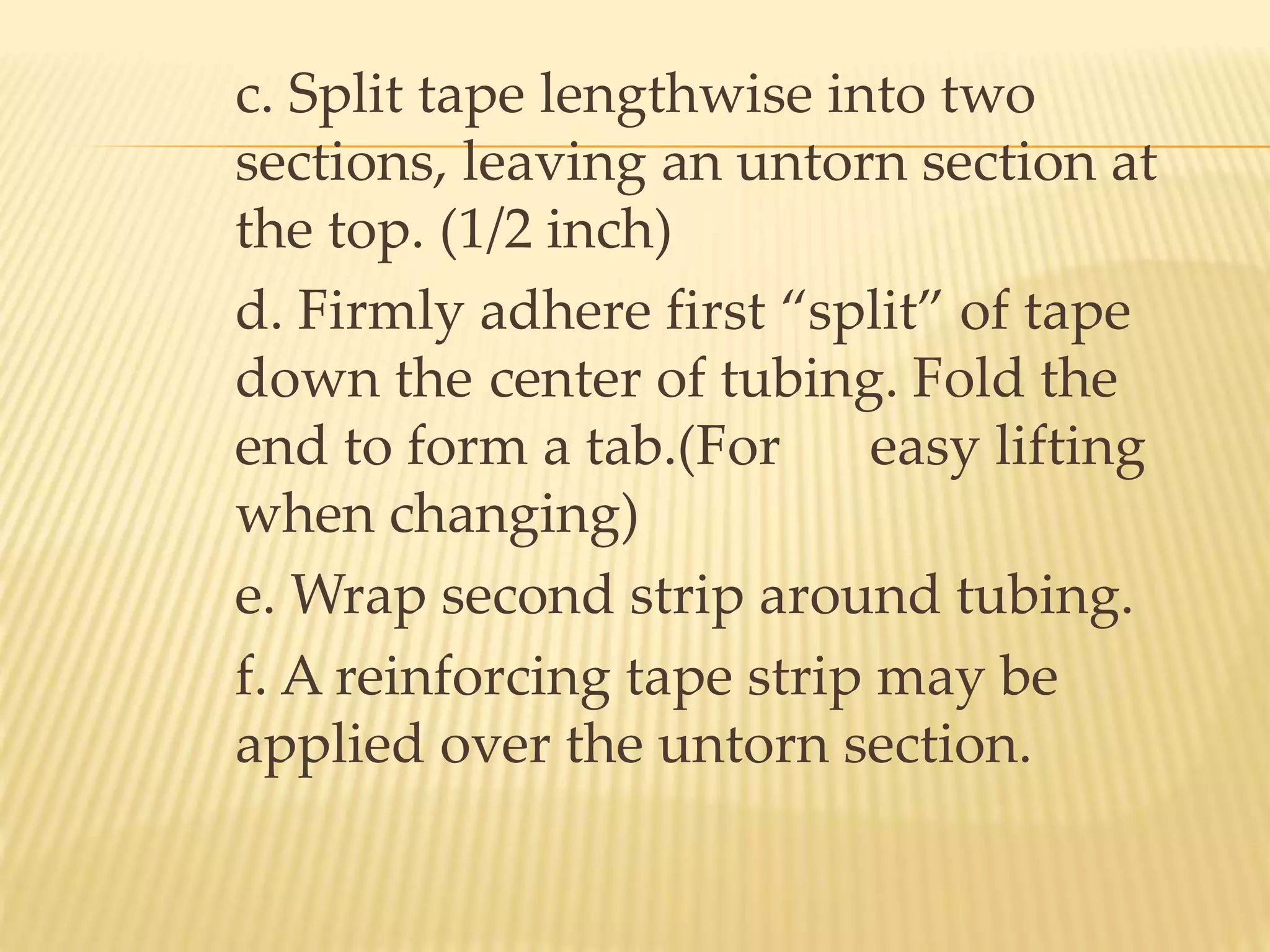 12 taping and techniques | PPTX