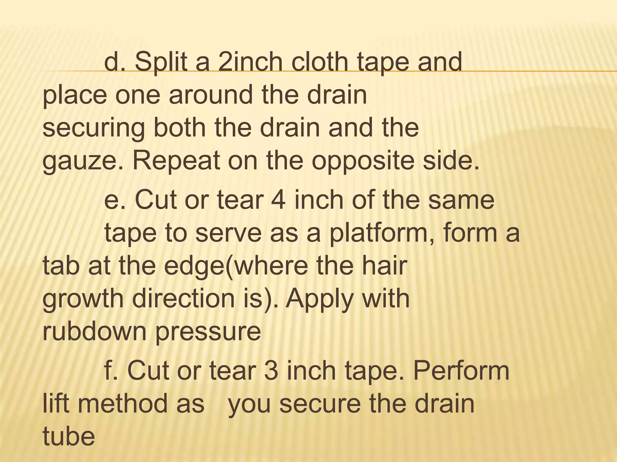 12 taping and techniques | PPTX