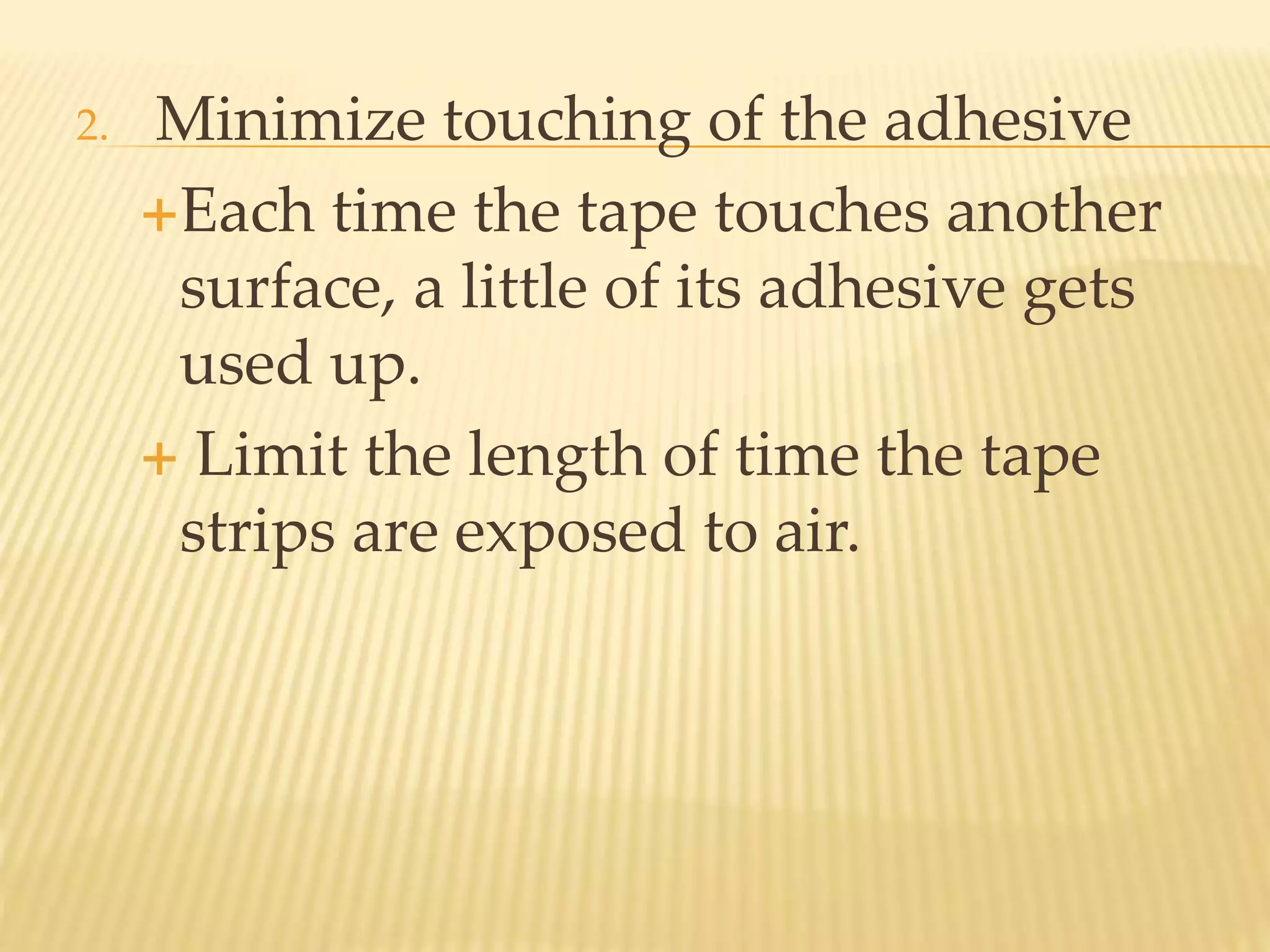 12 taping and techniques | PPTX
