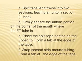 12 taping and techniques | PPTX