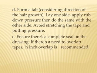 12 taping and techniques | PPTX