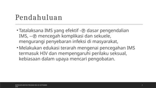 tatalaksana dan diagnosa IMS untuk kalangan medis | PPT