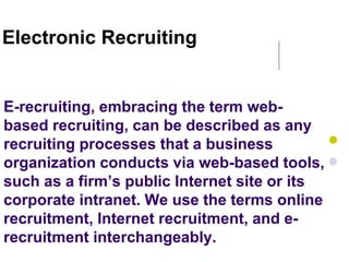technology IN recruitment | PPTX