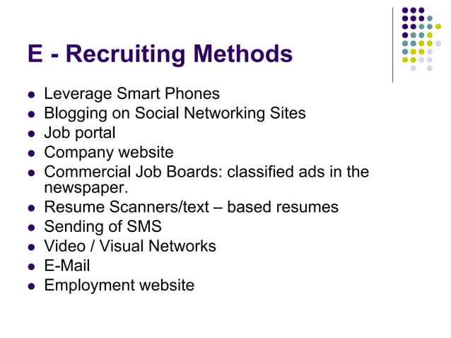 technology IN recruitment | PPTX