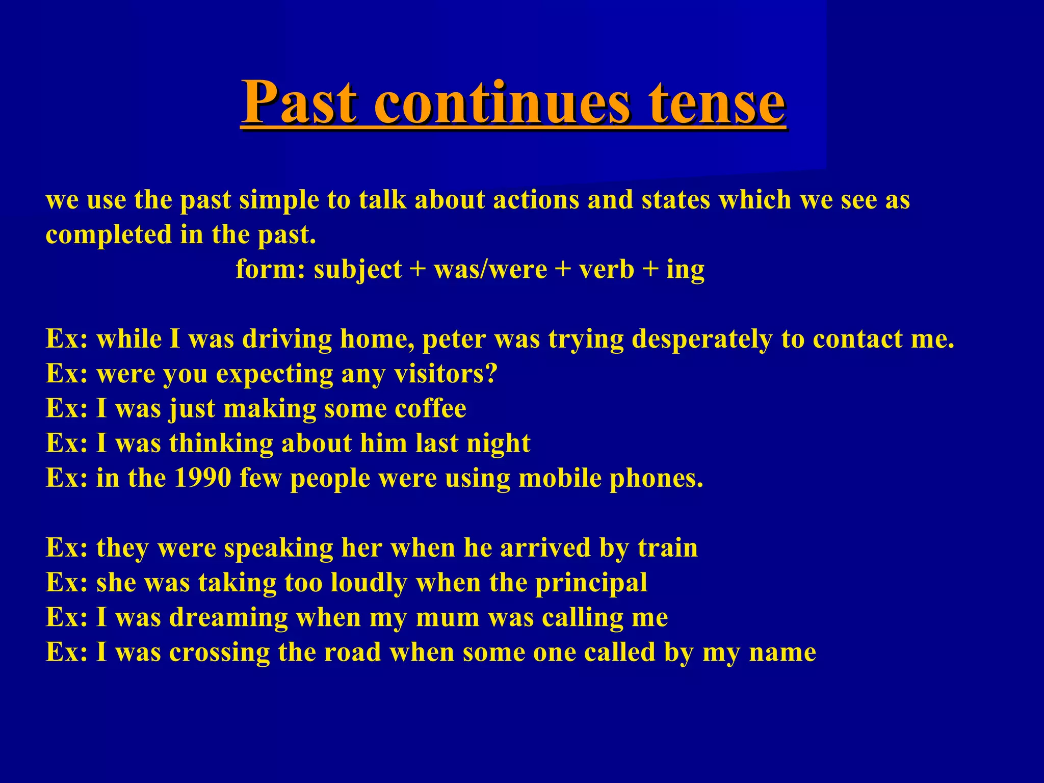 12 tenses of english grammer | PPT