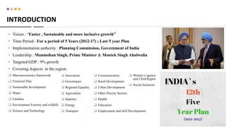 12th Five year Plan | PPTX