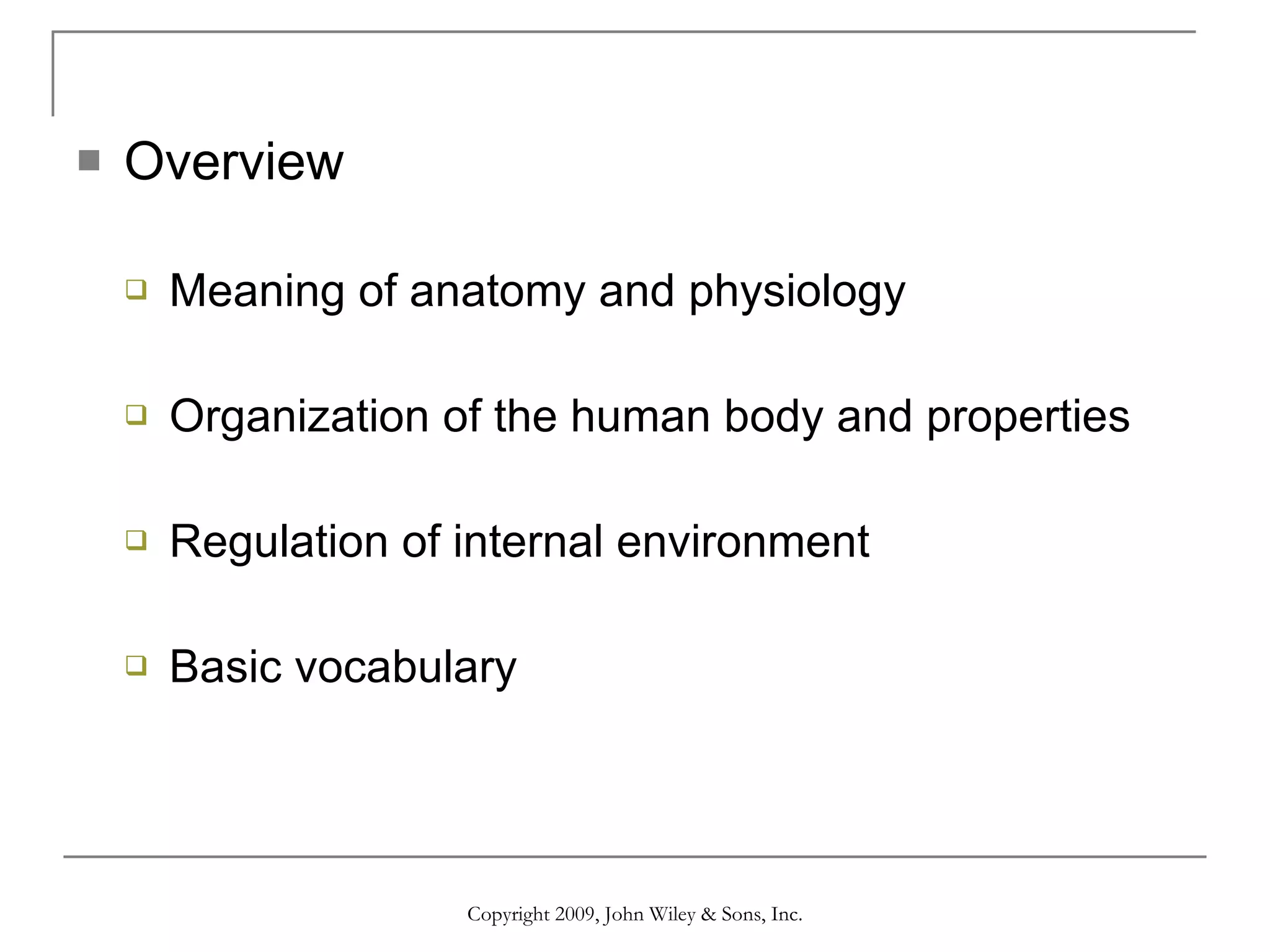 Introduction to Anatomy & Physiology | PPT | Biological Sciences | Science