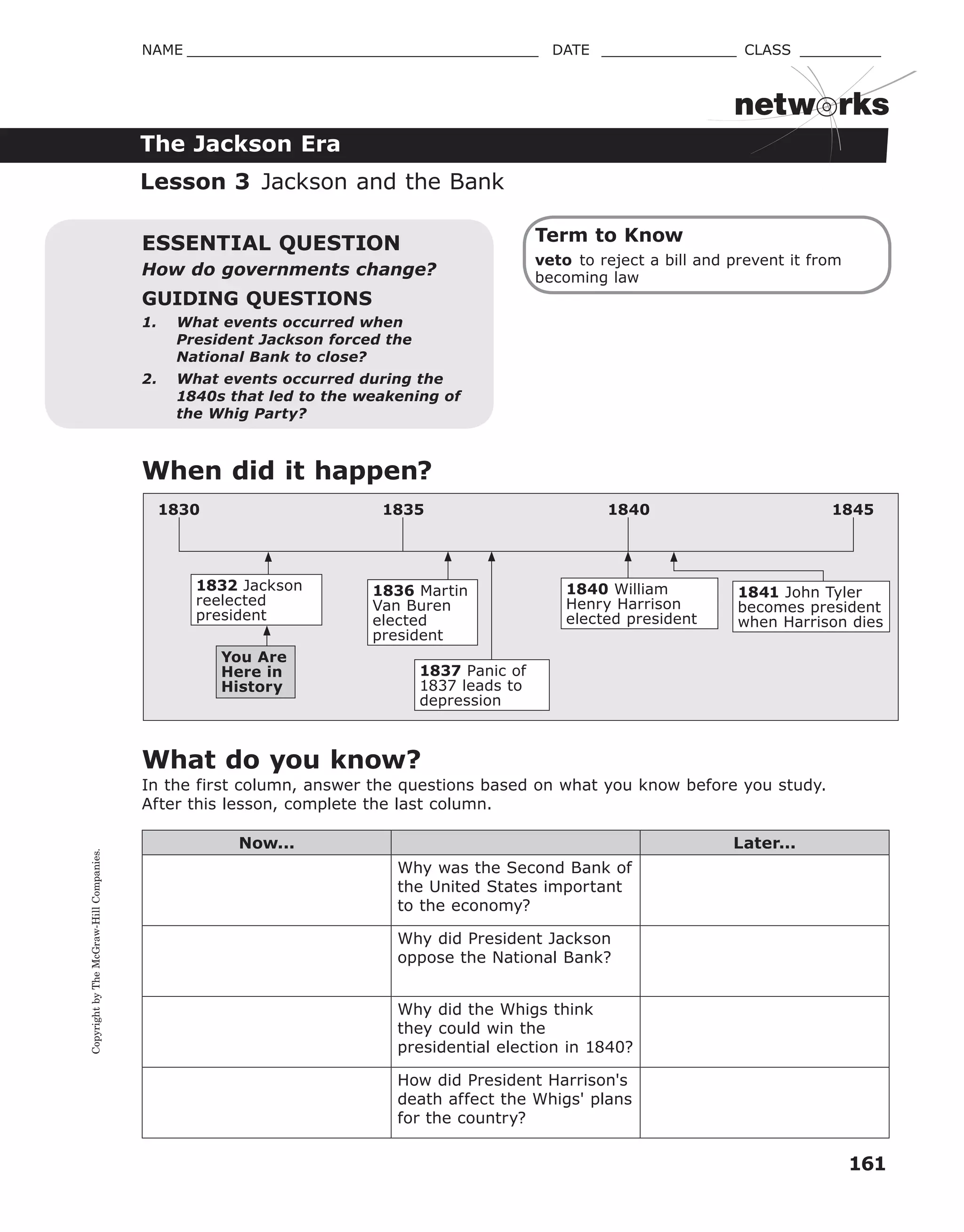 12the jackson era | PDF | Elections | Politics