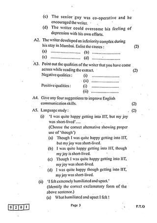 12th English 2023.pdf sample board paper 2 | PDF