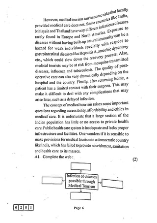 12th English 2023.pdf sample board paper 2 | PDF
