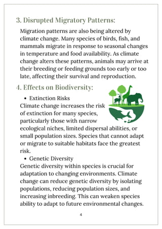 impact of climate change on wildlife and ecosystems | PDF