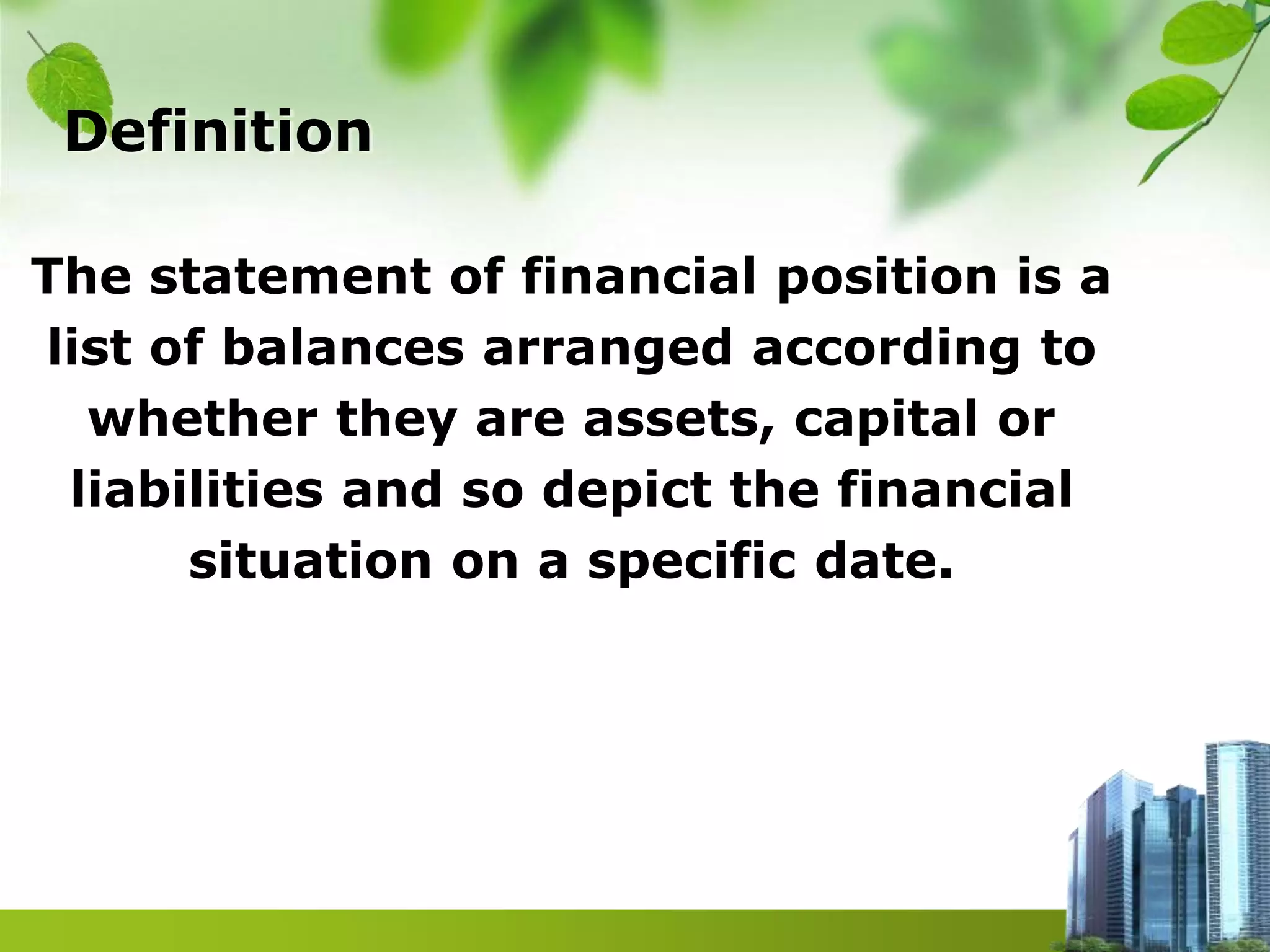 12 THE STATEMENTS OF FINANCIAL POSITION.pptx