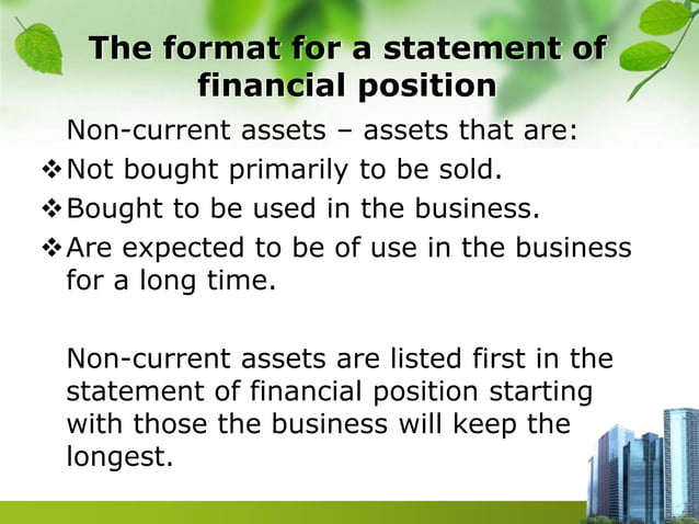 12 THE STATEMENTS OF FINANCIAL POSITION.pptx