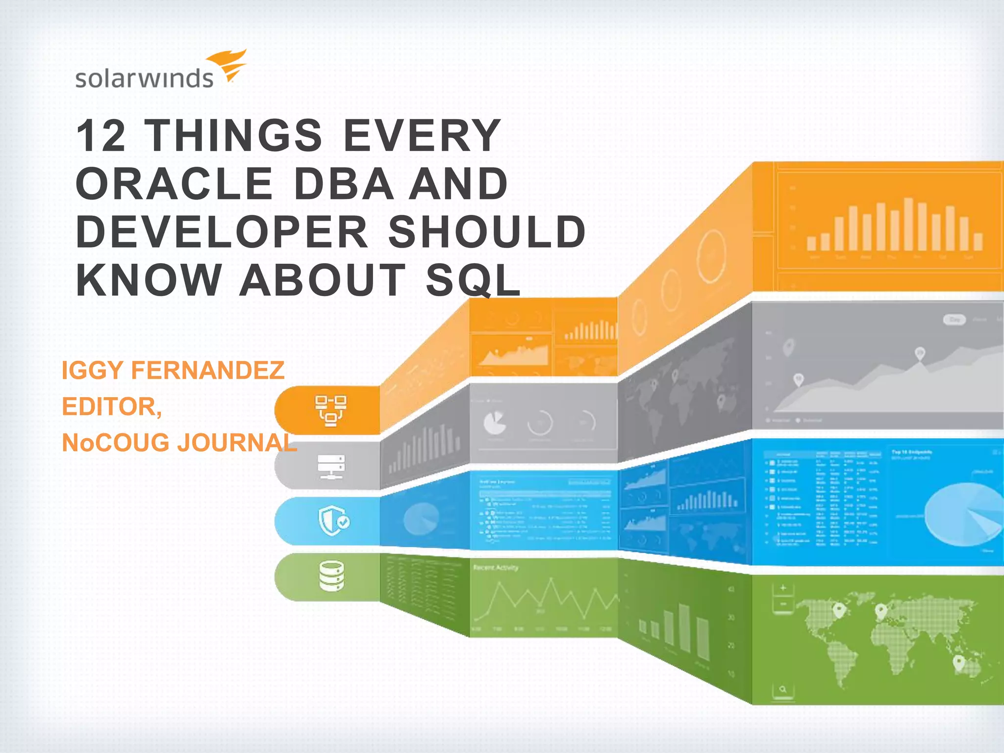 12 things Oracle DBAs must know about SQL | PPT