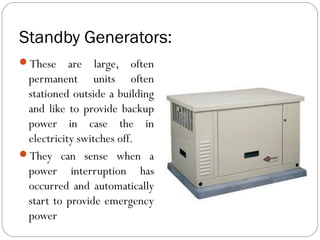 Fire Safety & Generators | PPT | Indoor Environmental Quality | Home & Garden