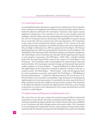 Second ARC(12th report)- citizen centric administration | PDF