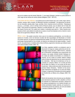 12 tintes naturales_maya_mesoamerica_etnobotanica_codice_artesania ...