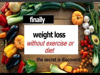 12 tips for weight loss without exercise or diet | PPT