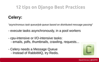12 tips on Django Best Practices | PPT