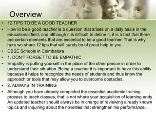 12 TIPS TO BE A GOOD TEACHER.pptx