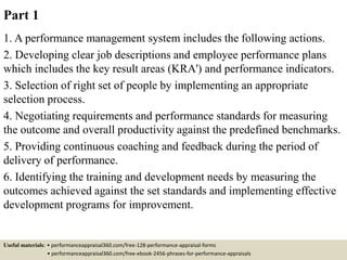 12 tips to set up performance management system | PDF
