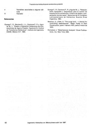 12 transitorios hidraulicos | PDF