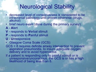 12 trauma – initial assessement and management | PPT