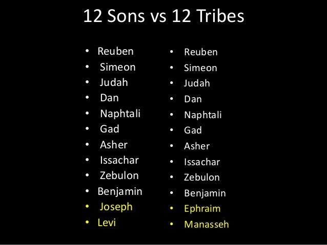 12 tribes of rev