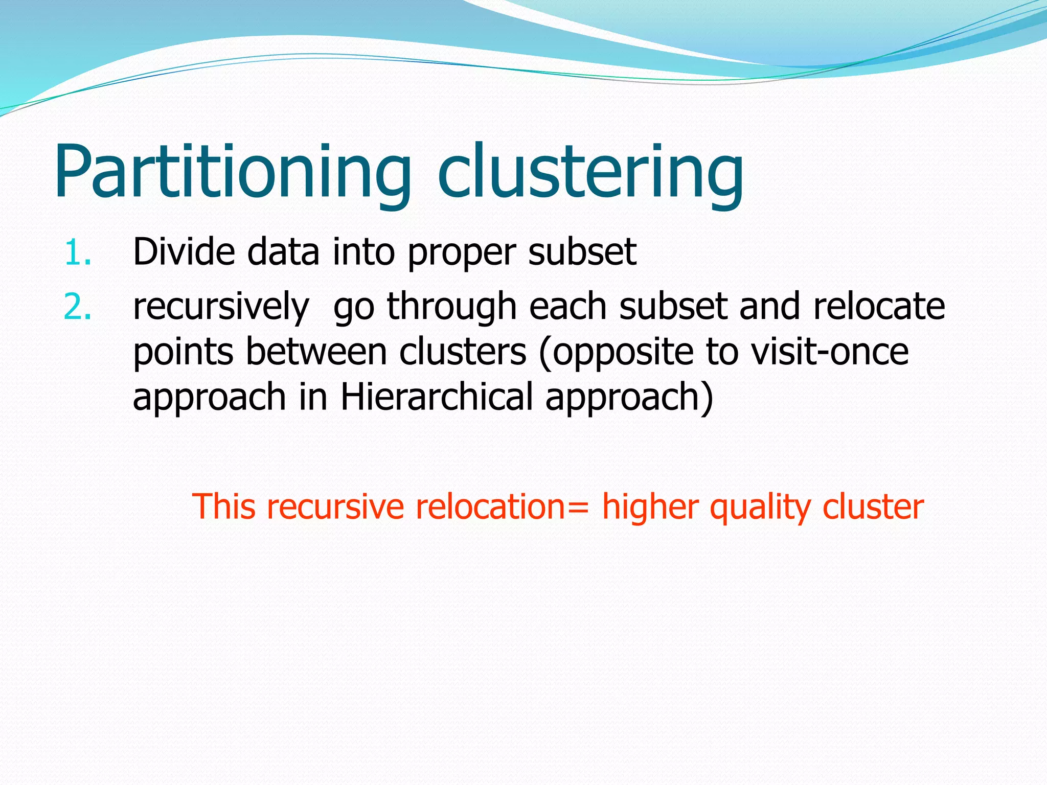 12 types of clustering | PPT 12 types of clustering | PPT