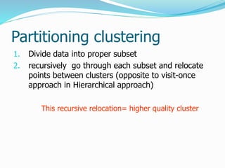 12 types of clustering | PPTX