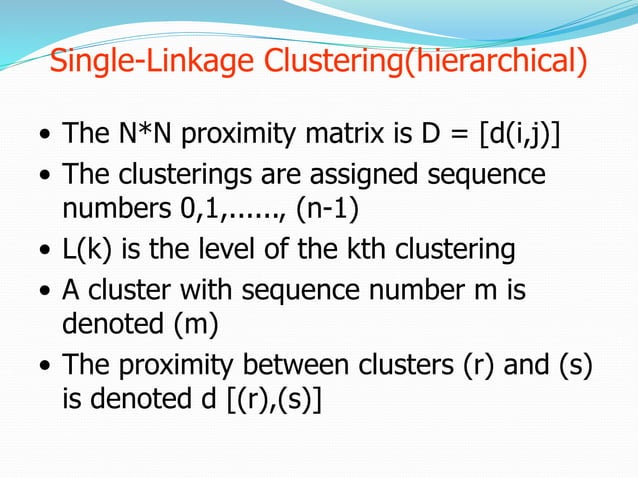 12 types of clustering | PPTX | Databases | Computer Software and Applications