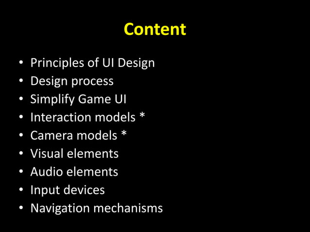 User Interface | PPT