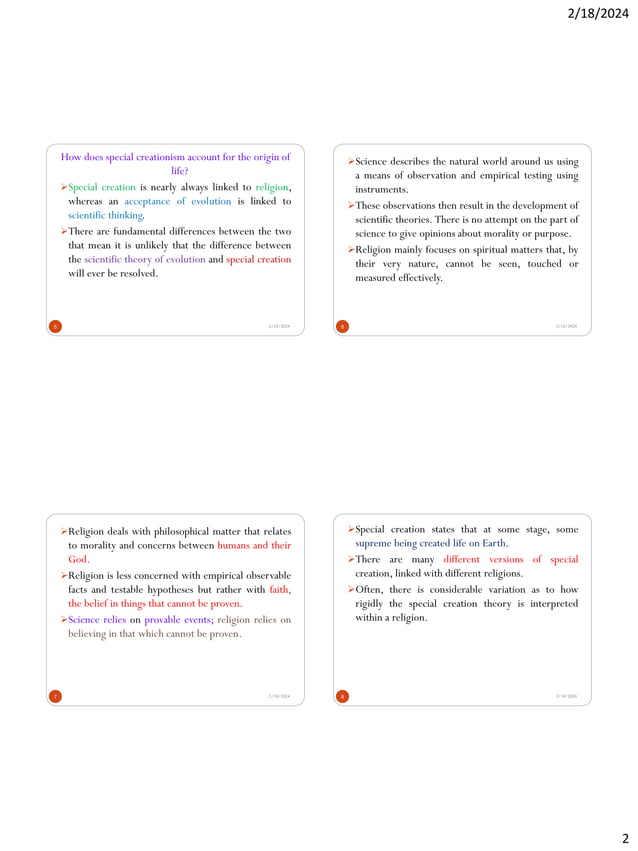 Grade 12 Biology teaching material on evolution | PDF