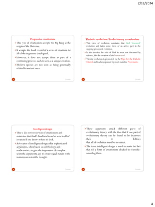 Grade 12 Biology teaching material on evolution | PDF