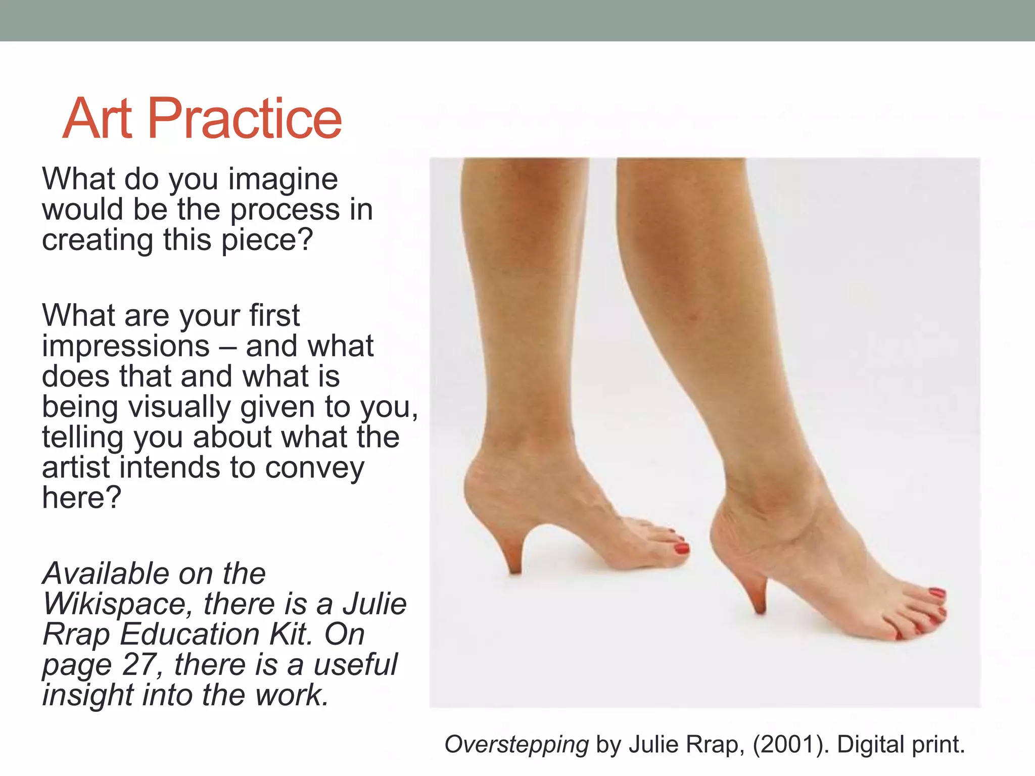 12VA Theory - Julie Rrap | PPTX | Modern Art | Fine Art