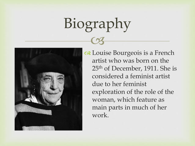12VA Theory - Louise Bourgeois | PPTX