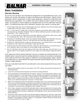 12 v alternator manual w 90series drawing | PDF