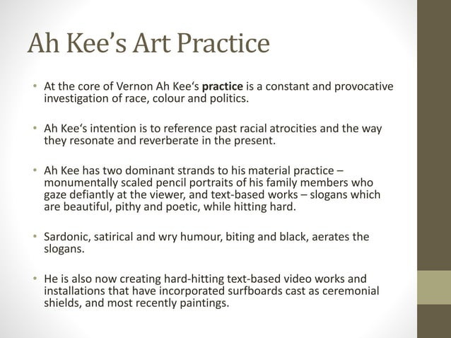 12VA Theory - Vernon Ah Kee Part 1 of 3 | PPTX