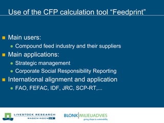 A database and calculation tool of the feed production chain to ...