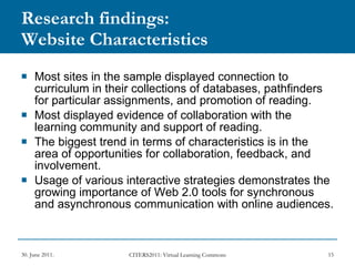 12 virtual learning commons | PPT