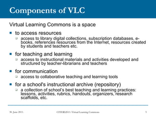 12 virtual learning commons | PPT