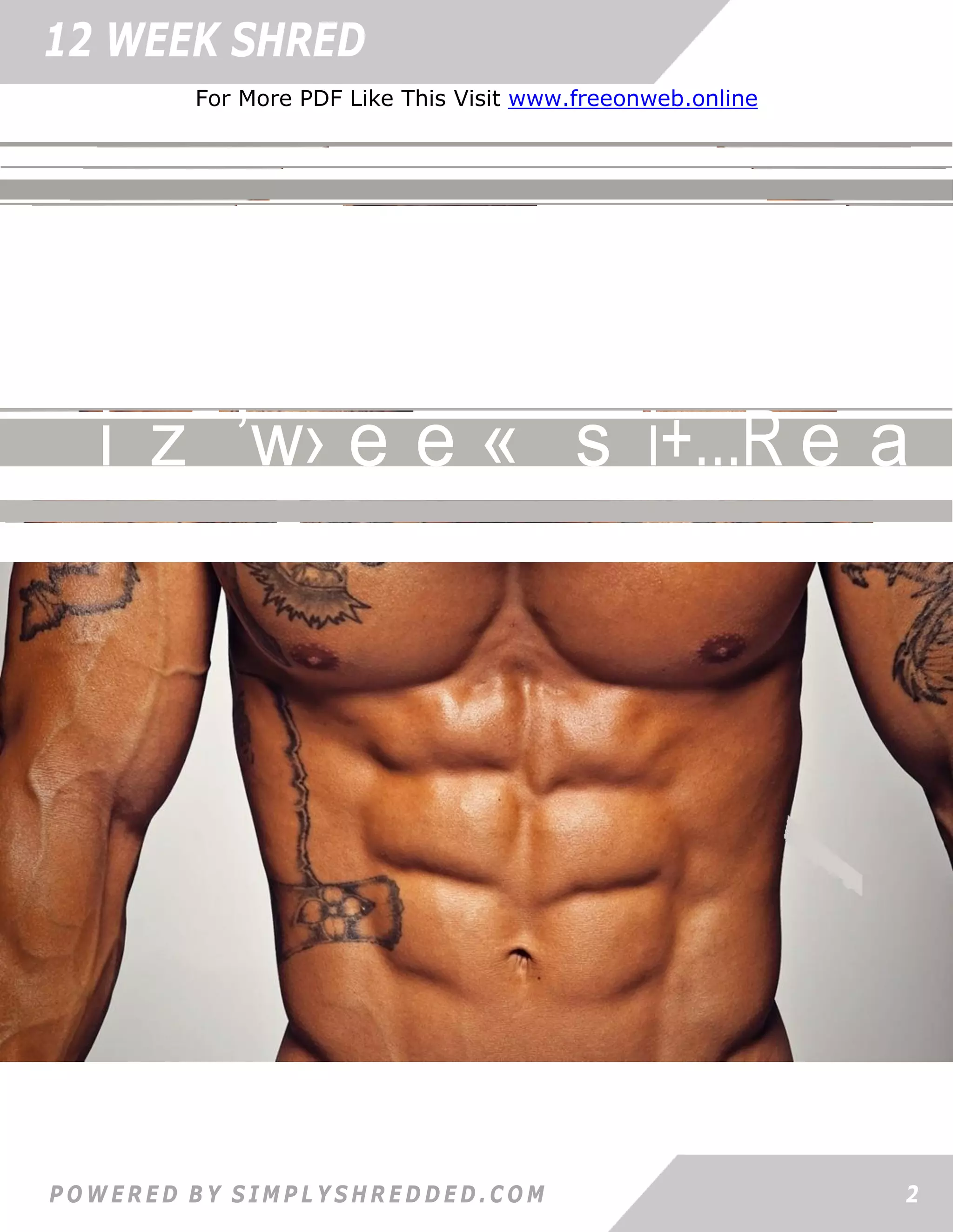 12 week shred | PDF