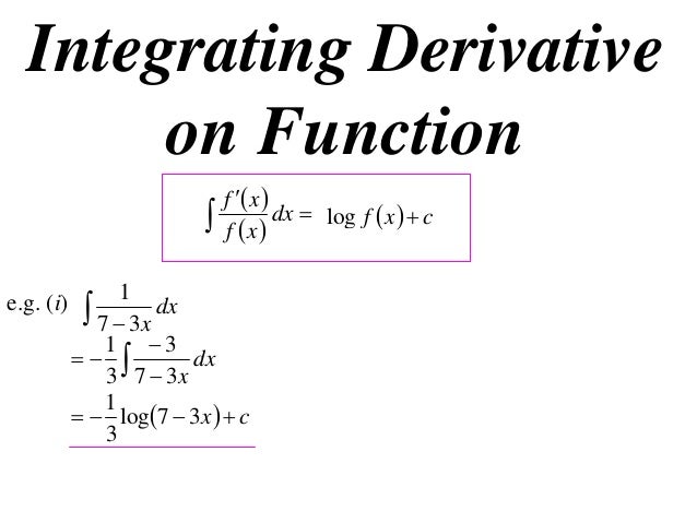 12 x1 t01 03 integrating derivative on function (2013)