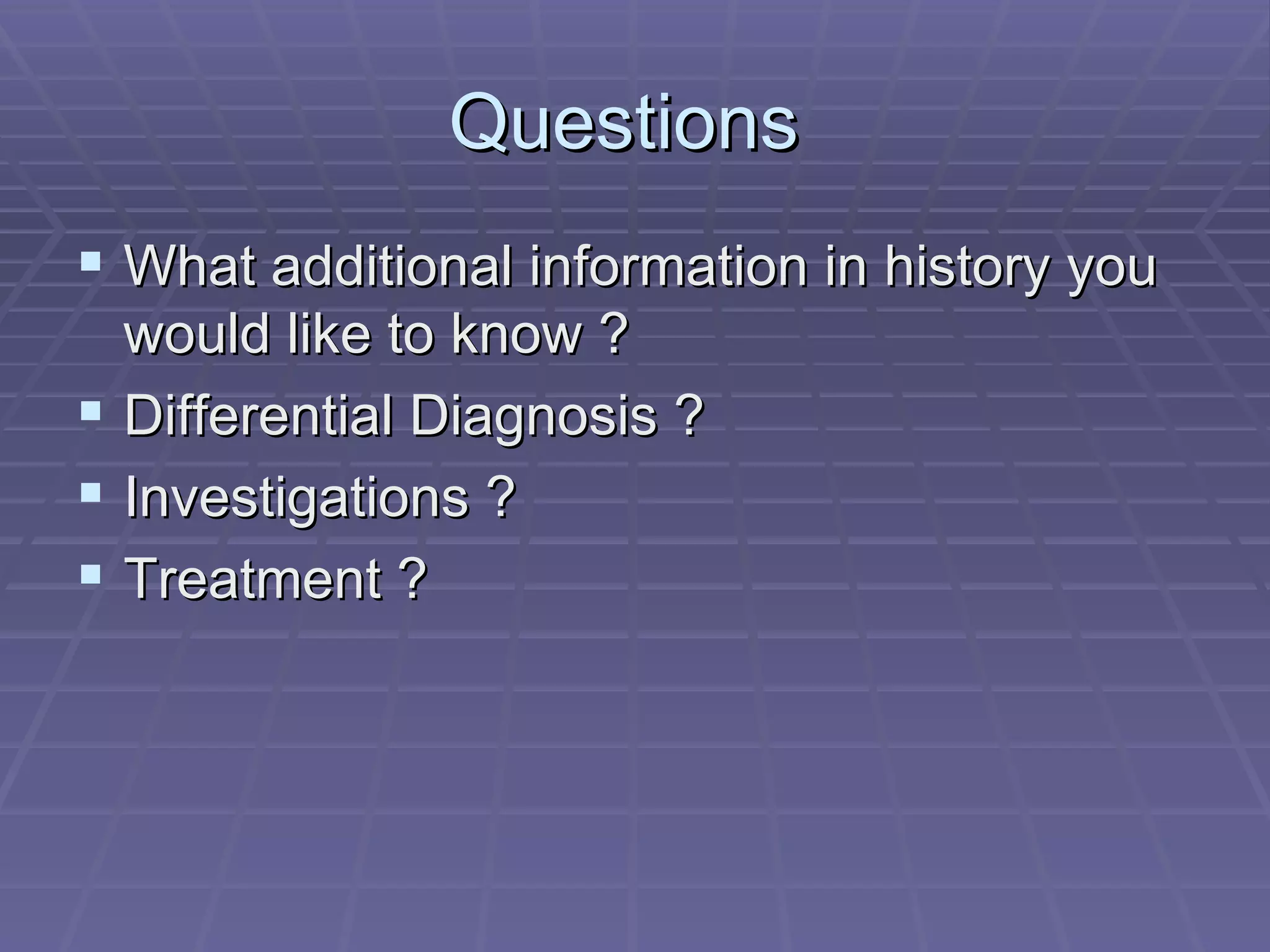 Case : 12 year old with bilateral vision loss | PPT