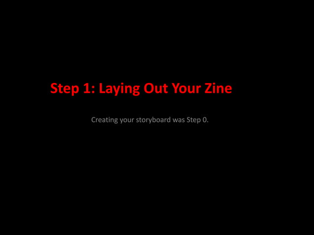 How to Mock Up Your Zine | PPT