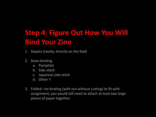 How to Mock Up Your Zine | PPTX